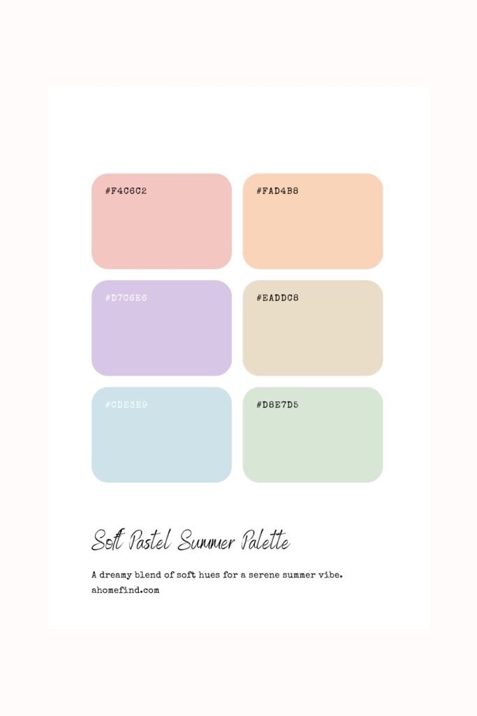 Trending Summer Color Palette: 5 Beautiful Choices for Your Home